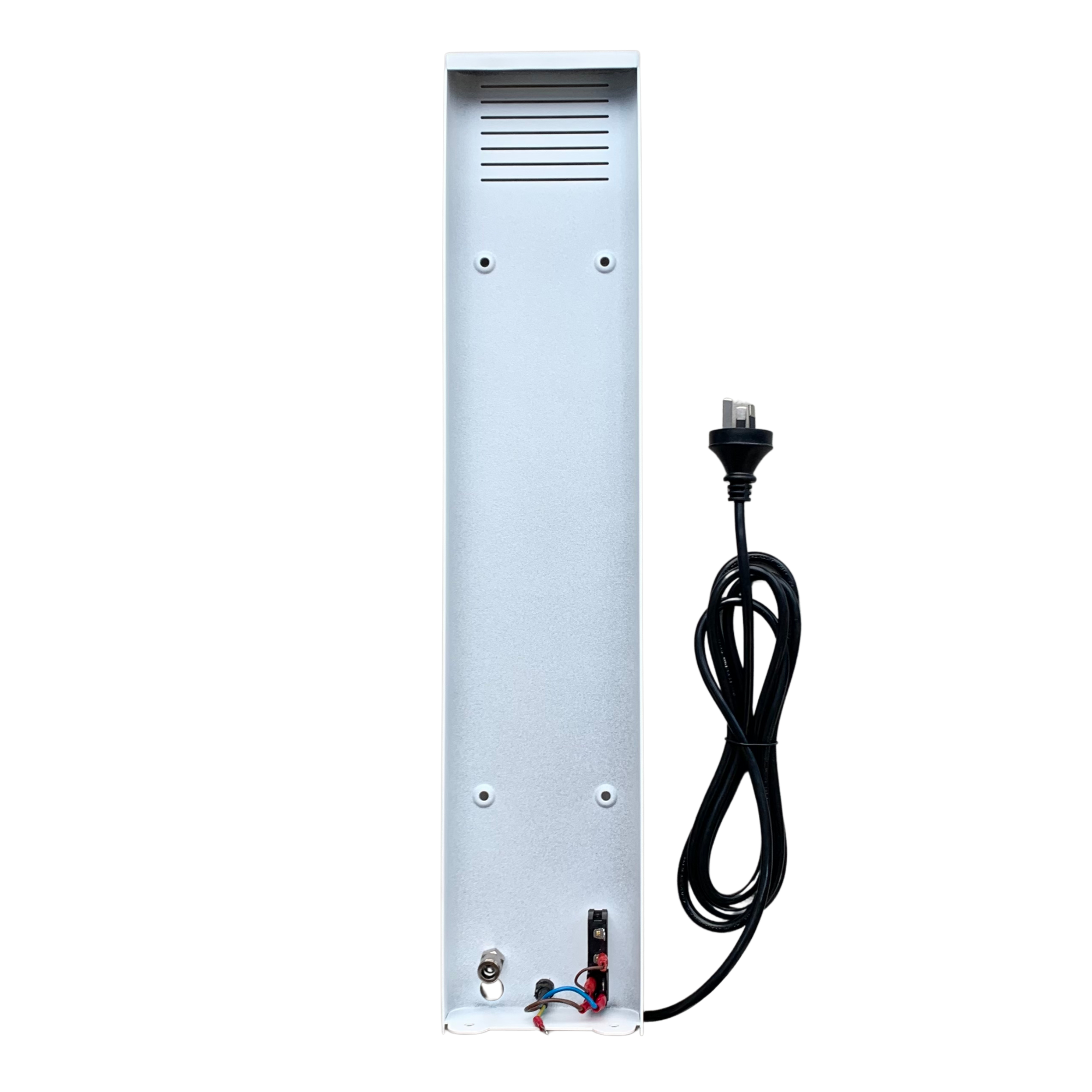Greg housing Back assembly + fixed power cable (type I plug) - White