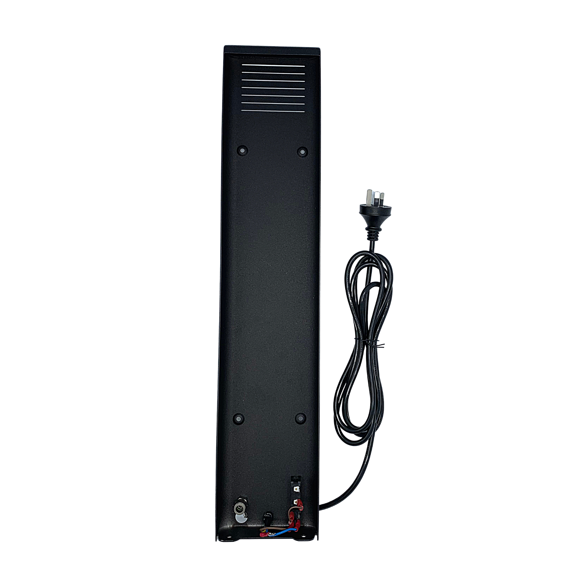 Greg housing Back assembly + fixed power cable (type I plug) - Black