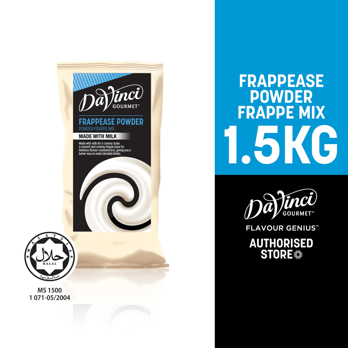 DVG DaVinci Gourmet Frappease Powder Frappe Mix - 1.5kg