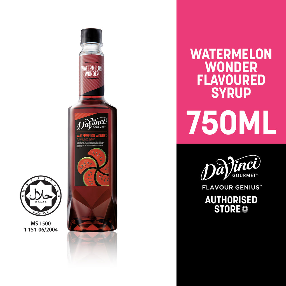 DVG DaVinci Gourmet Watermelon Wonder Flavoured Syrup - 750ml